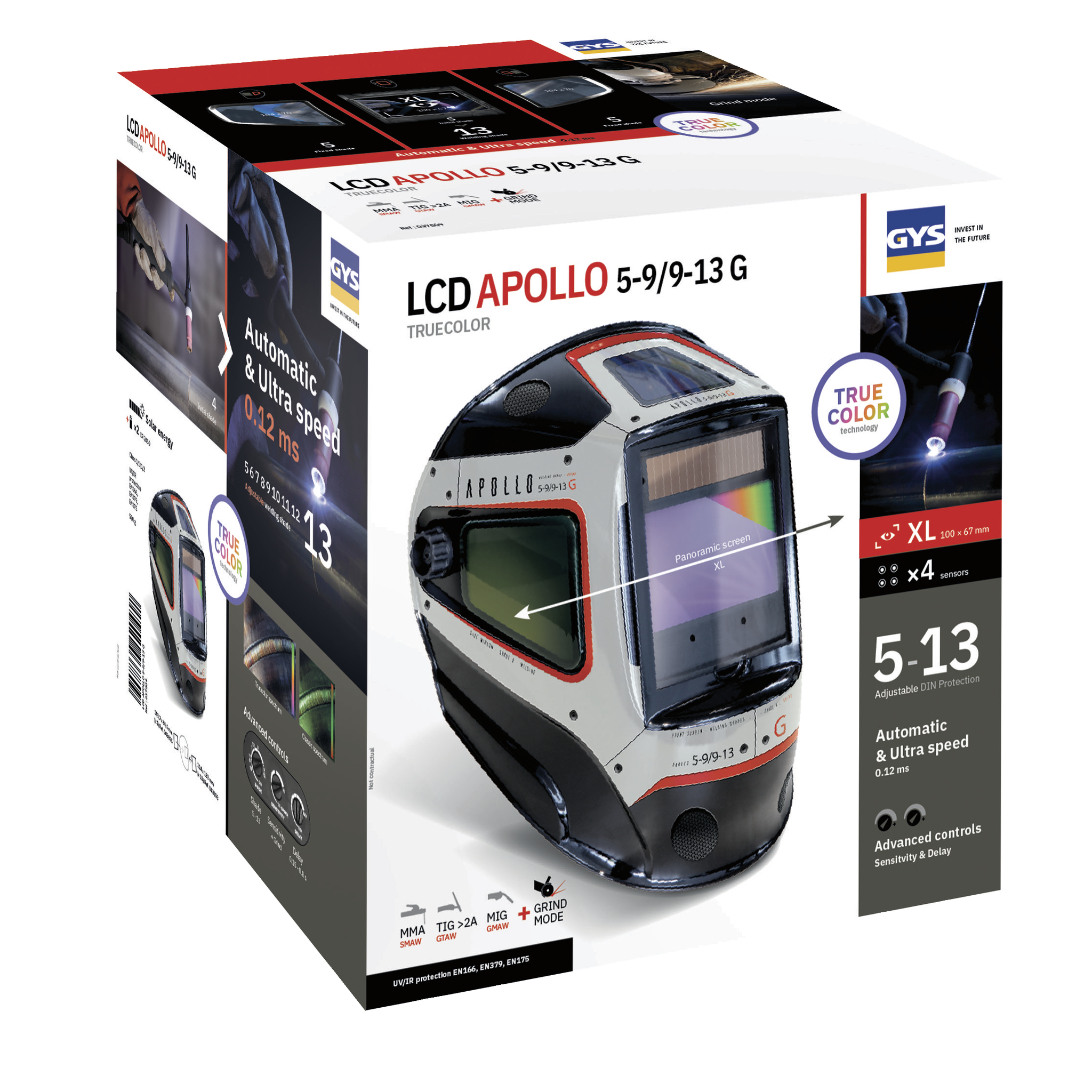 Acheter Masque LCD APOLLO 5-9/9-13 G chez Midifix.com